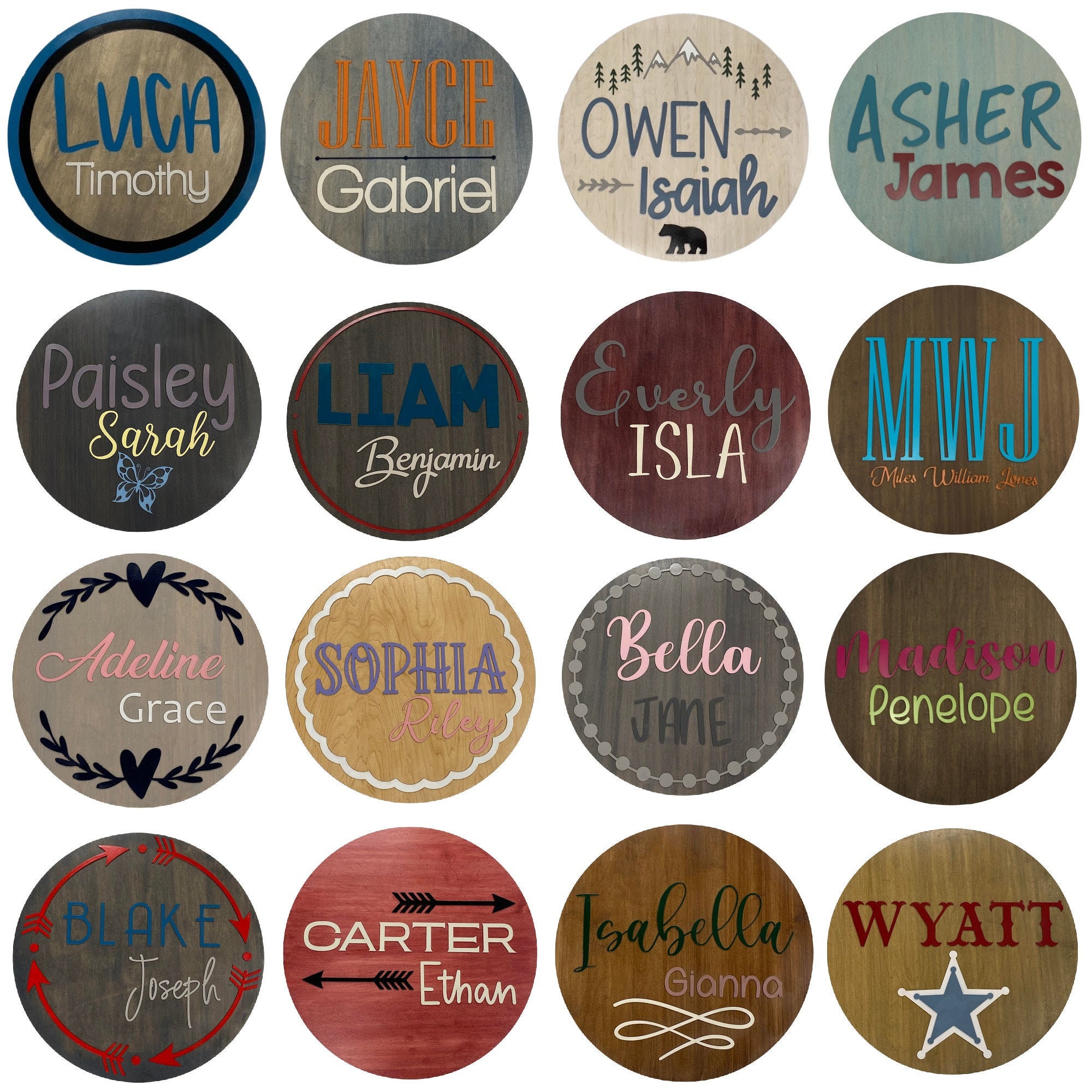 Carter Baby Name Signs