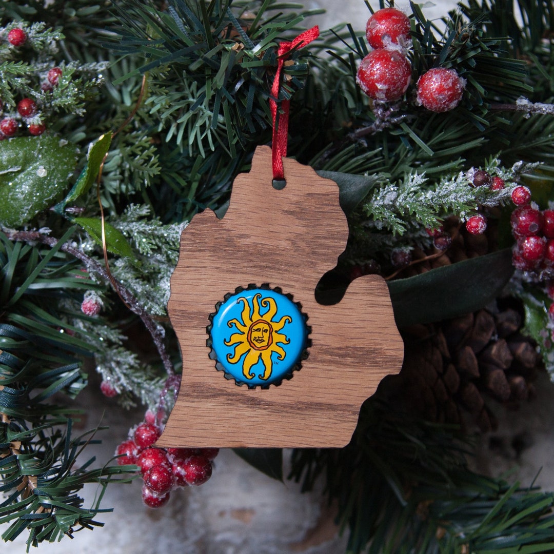 Beer Cap Christmas Ornament -maple Bauble 2025 - Etsy
