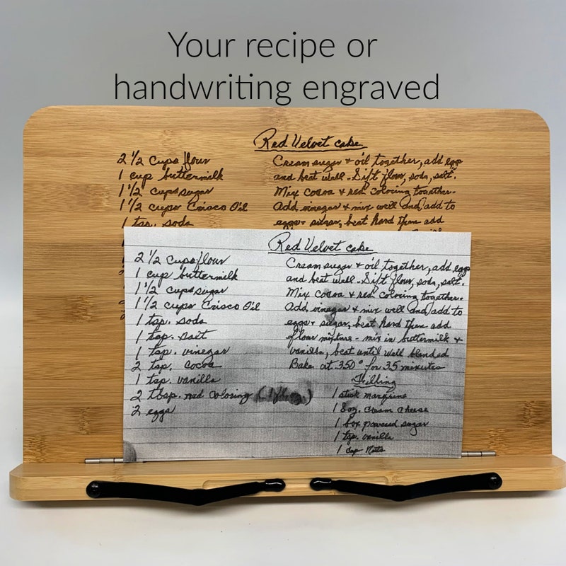 Cookbook Stand - Etsy