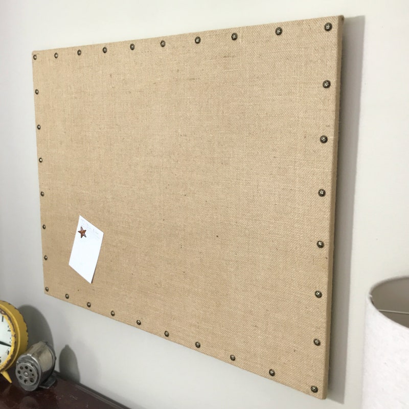 Burlap Message Board - Etsy