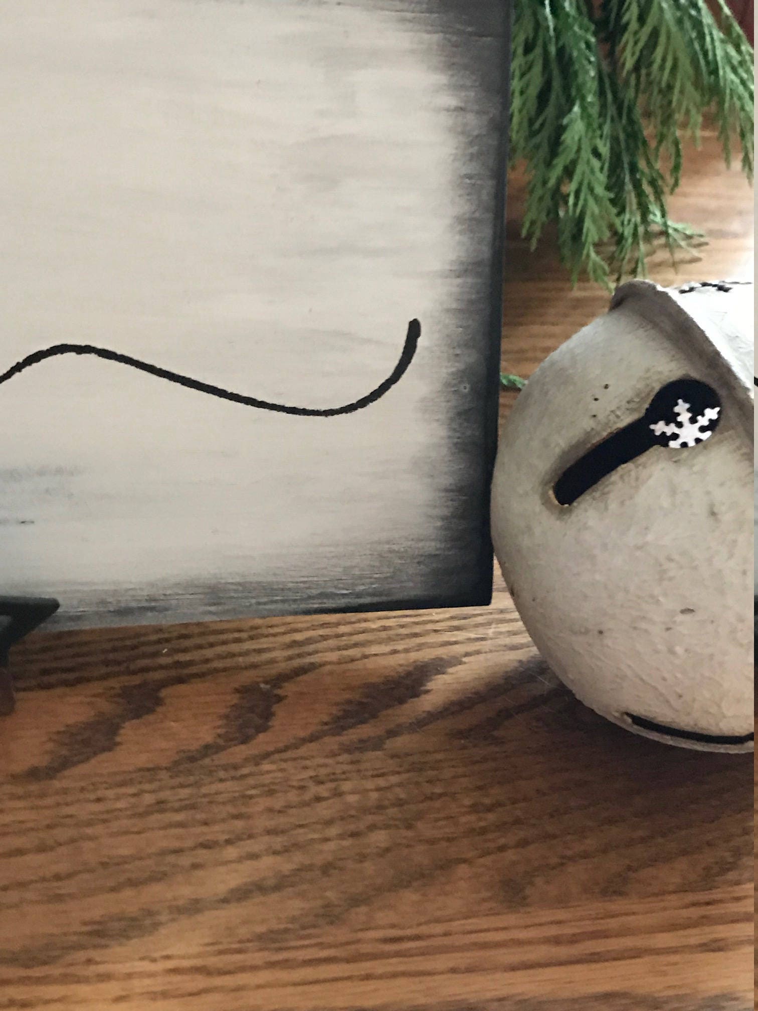 Let It Snow Christmas Winter Primitive Rustic Wooden Sign - Etsy