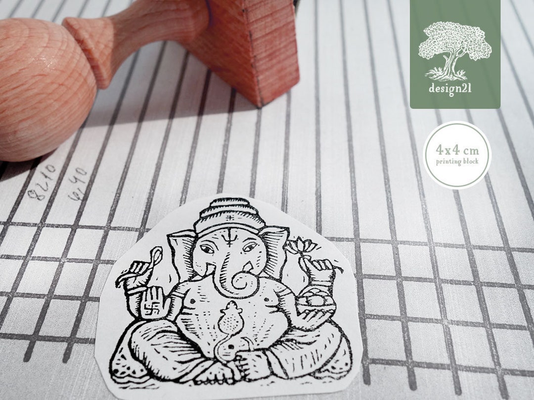 Ganesha: Stamp (4x4 Cm) - Etsy
