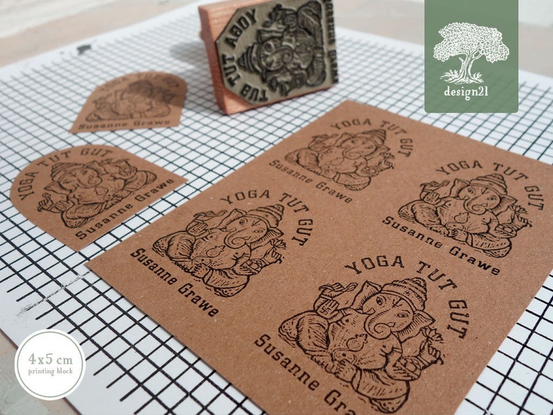 Ganesha: Stamp (4x5 Cm) - Etsy