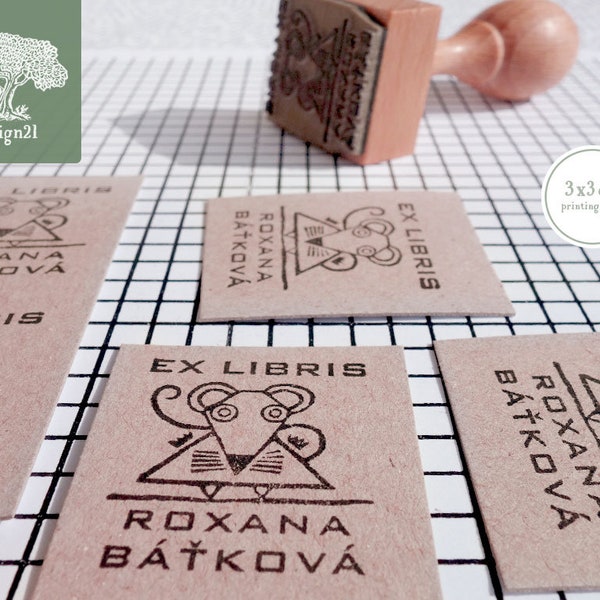 Mouse Rubber Stamp - Etsy
