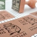 Hamster: Personalised Rubber Stamp 3x4 Cm - Etsy