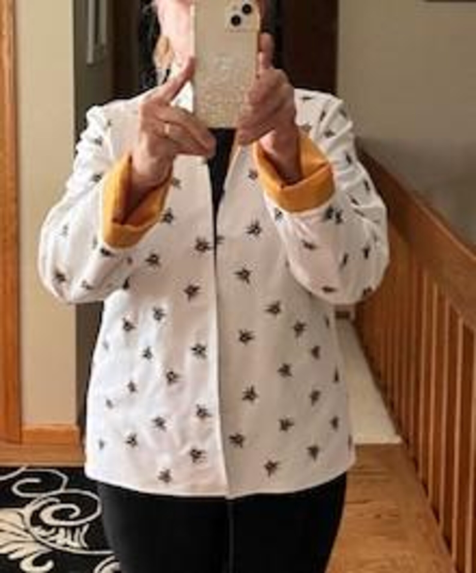 Custom Made Denim "bee" Embroidered, Lined Jacked - Etsy