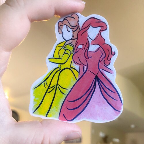 Belle Vinyl Sticker Trio - Etsy