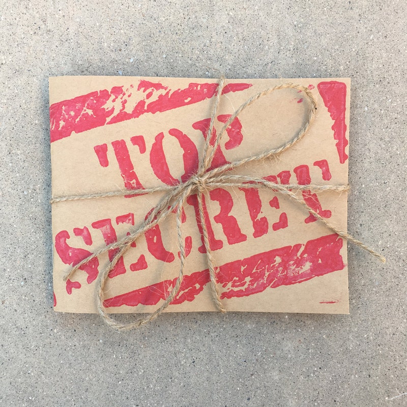 Top Secret Folder - Etsy