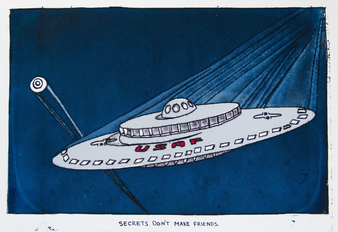 USAF Project 1794 screen Print - Etsy