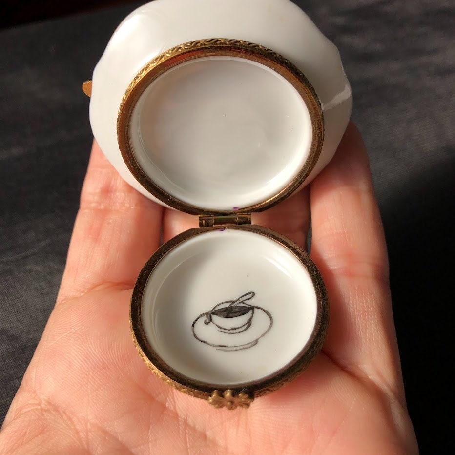 Vintage Limoges Box Retired Paris France Trinket Chocolate Eclair on ...