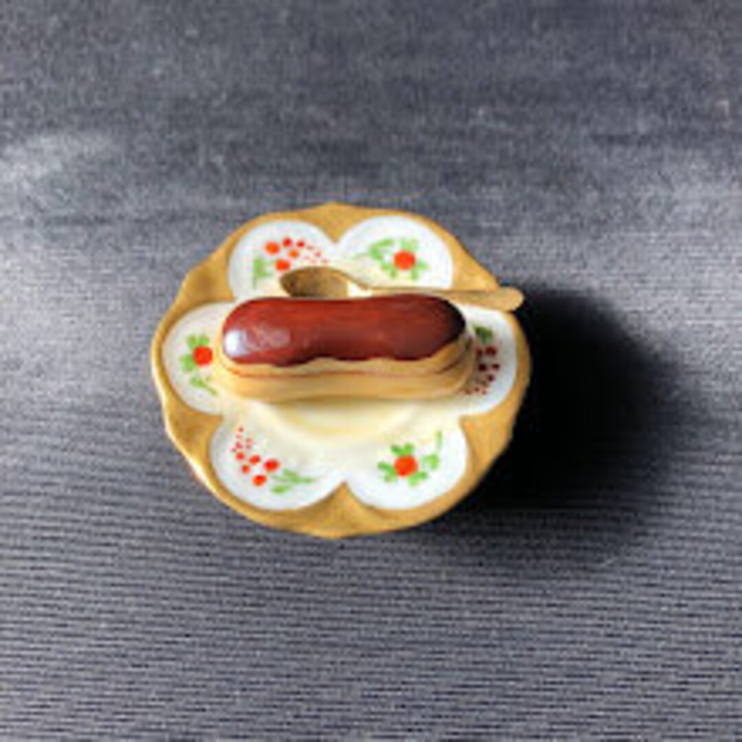 Vintage Limoges Box Retired Paris France Trinket Chocolate Eclair on ...