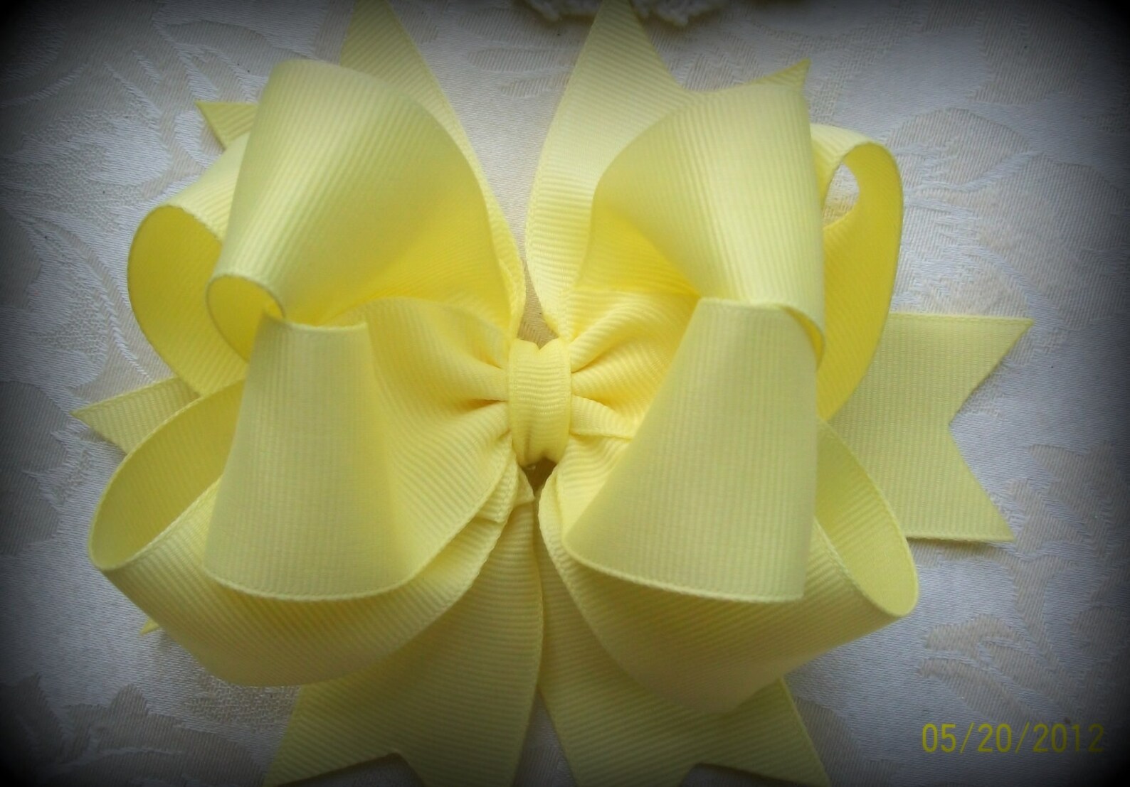 Solid Color Hair Bow...white Hair Bow...boutique Hair | Etsy