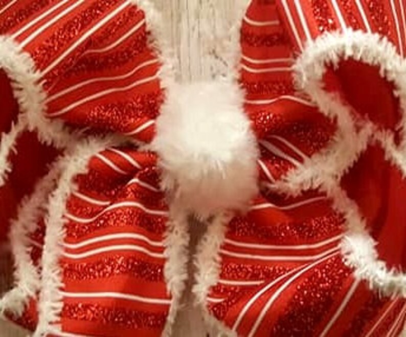 Christmas Hair Bow...Christmas Bow...Santa Bow..Santa Hair | Etsy