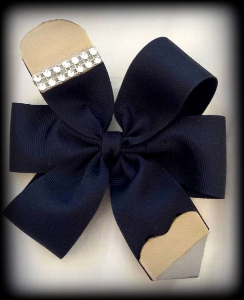 Pencil Bow...pencil Hair Bow...uniform Hair Bow...back to - Etsy