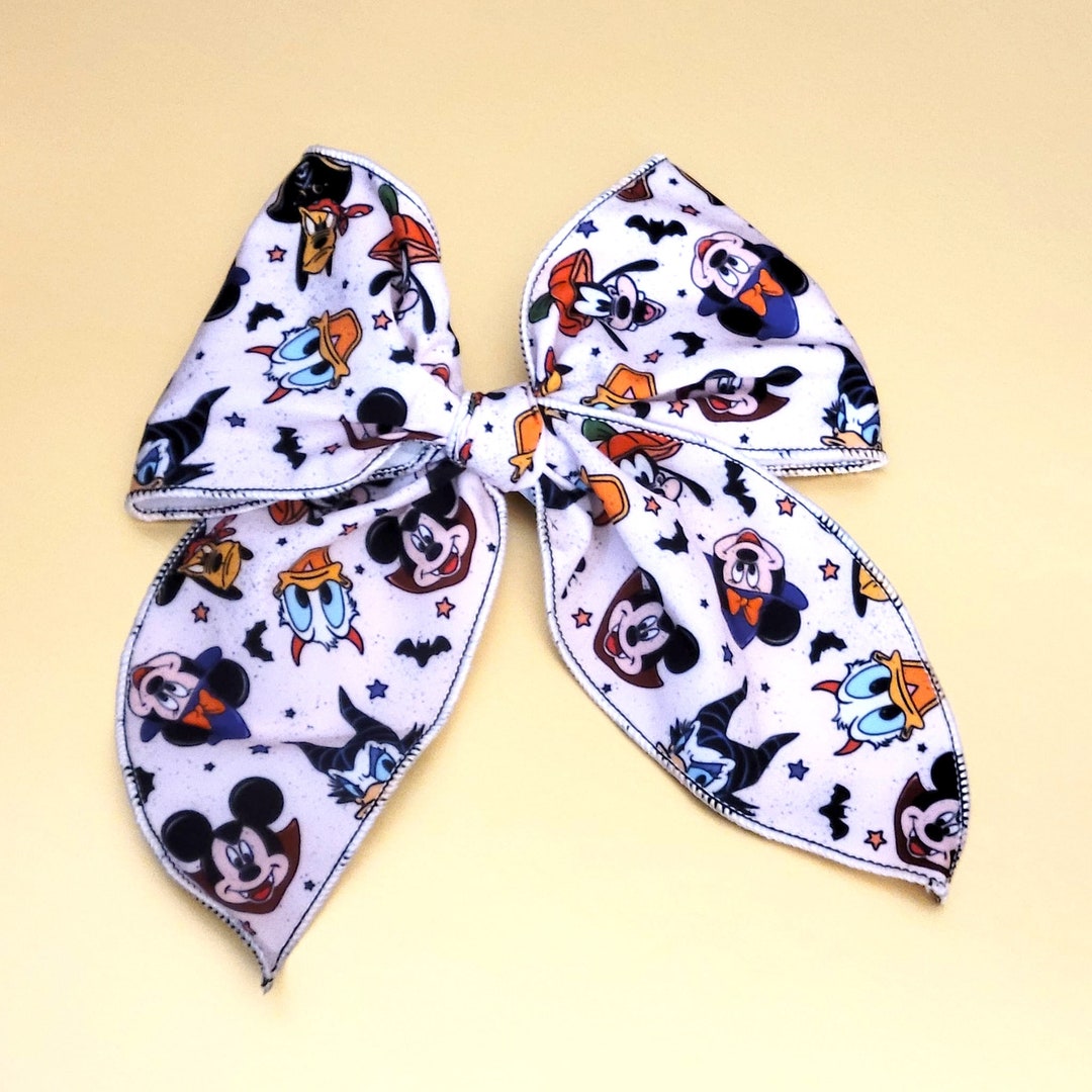Fable Bow...disney Halloween Bow...halloween Bow...mickey - Etsy