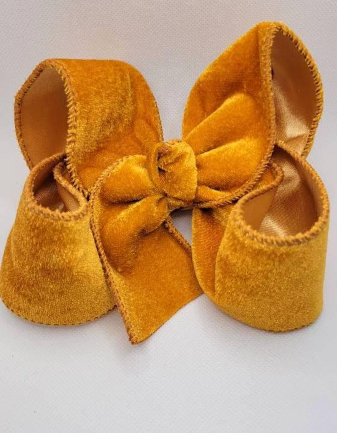 Mustard Velvet Bow....gold Velvet Bow...velvet Bow...velvet Bows...fall ...