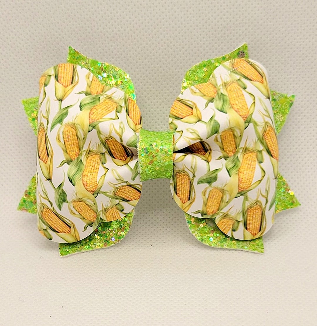 Corn Bow....corn Husk Bow...corn Festival Bow....corn Bows...corn Stalk ...