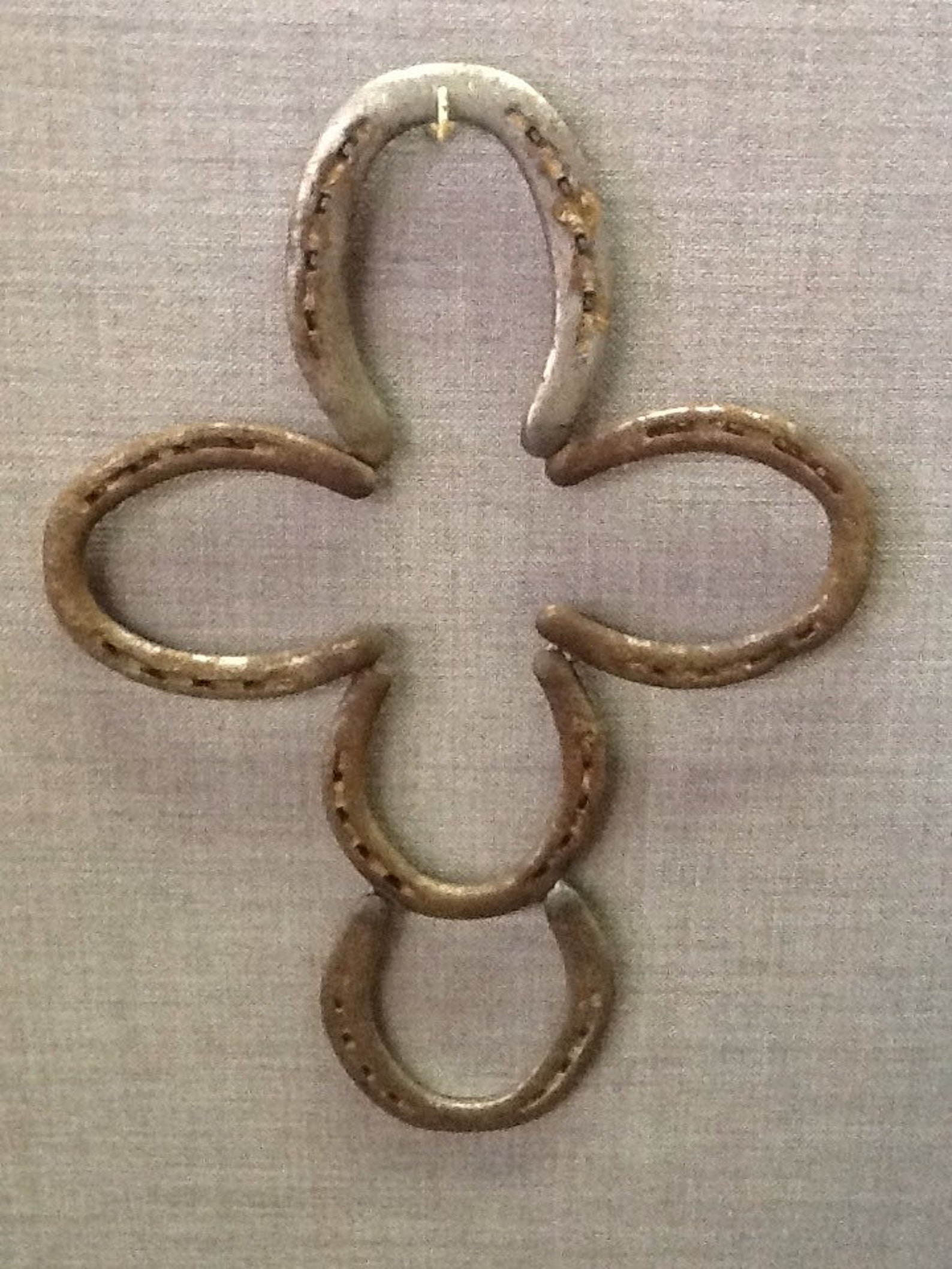 Horse Shoe Cross - Etsy