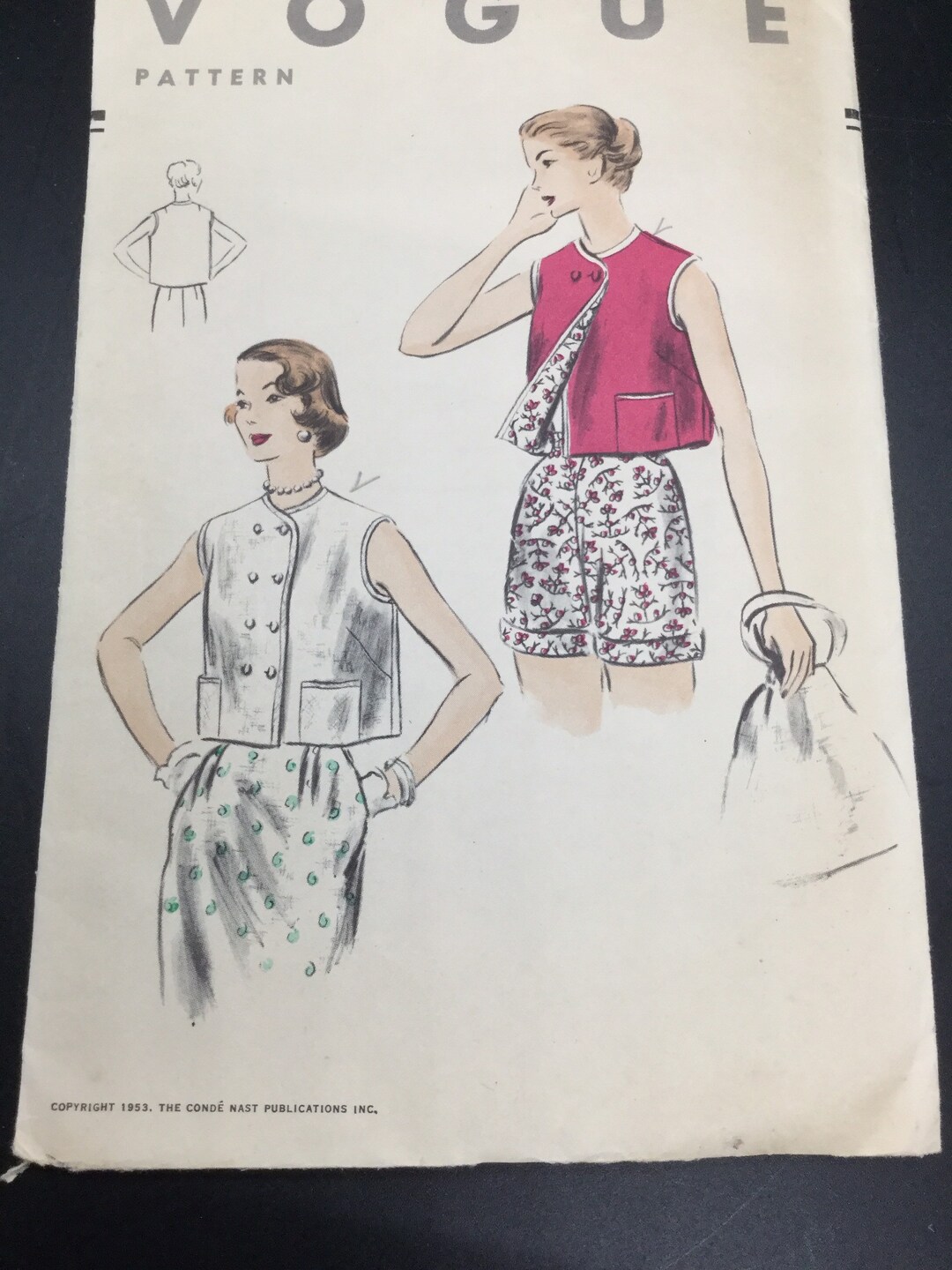 Vintage 1950’s Vogue Pattern 7964 - Etsy