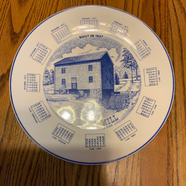 Calendar Plate - Etsy