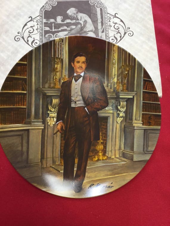 Rhett Butler Collectors Plate | Etsy