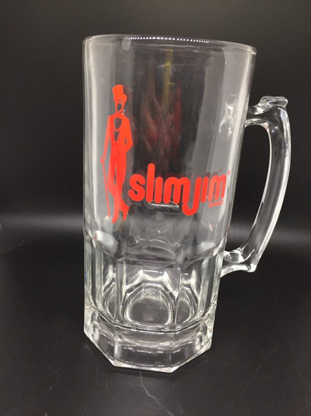 Vintage Slim Jim Glass Mug - Etsy
