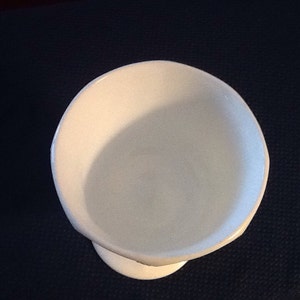 White Milkglass Compote - Etsy