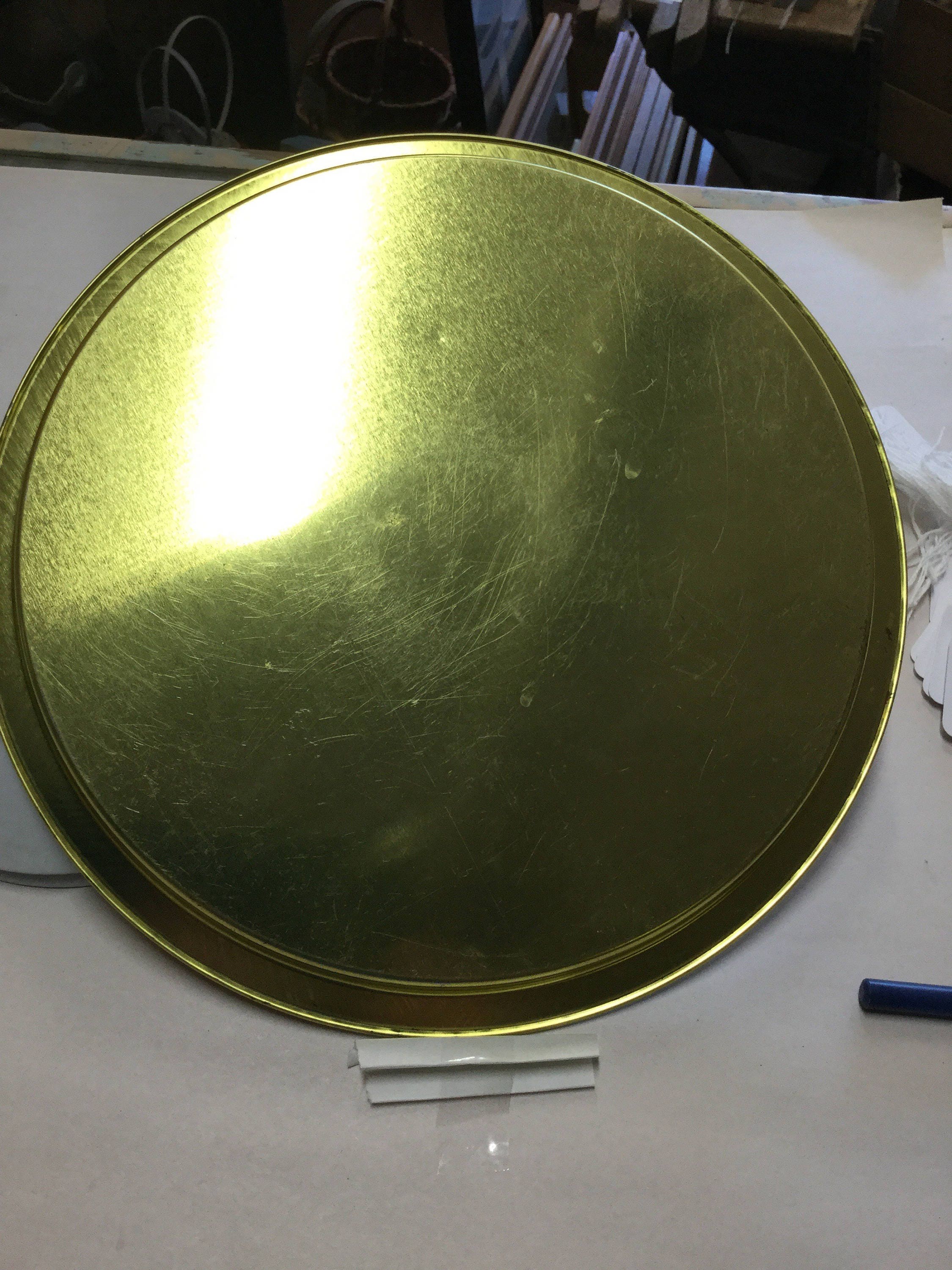 Vintage Santa Tin Platter - Etsy