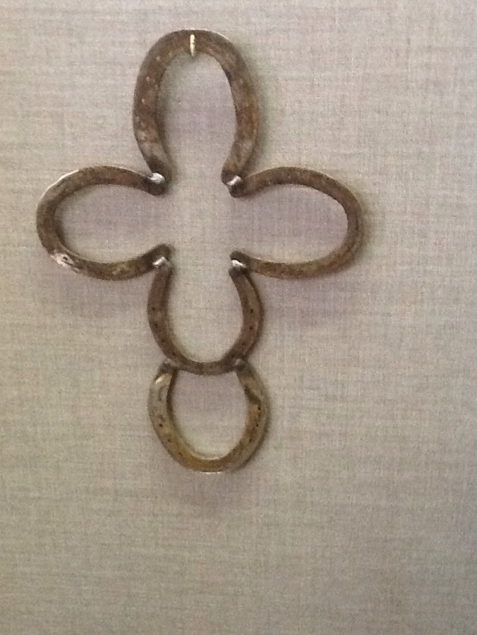 Horse Shoe Cross - Etsy