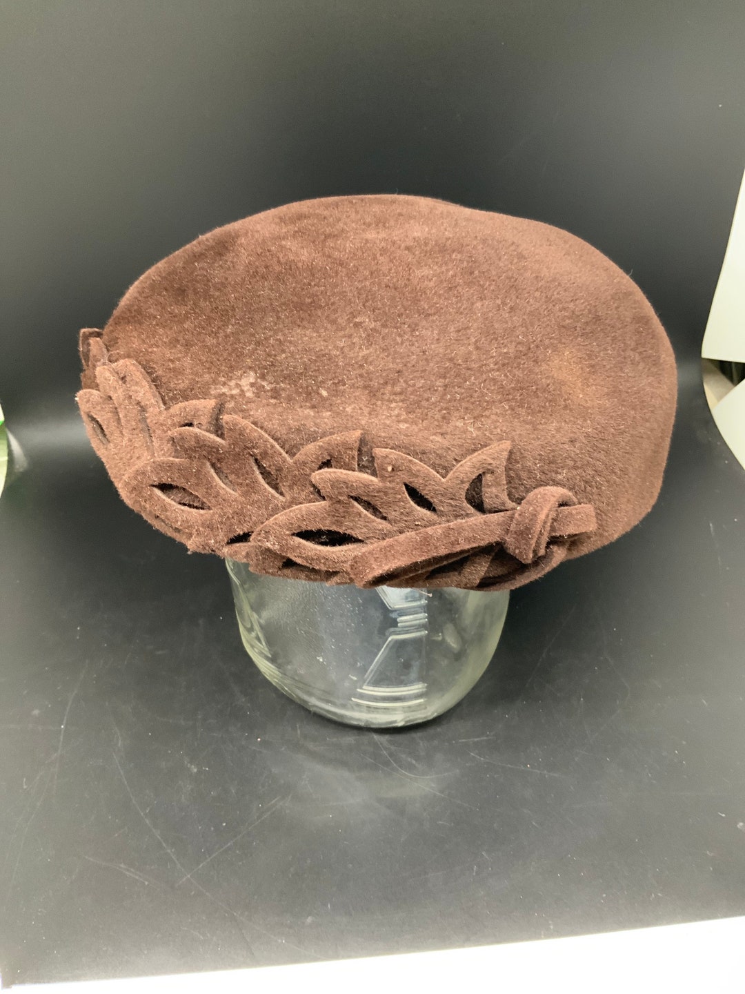 Vintage Valerie Modes Velour Hat - Etsy