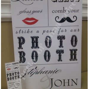 VINTAGE MOUSTACHE WEDDING and Event Signs - Personalized 11 X 17 Signs ...