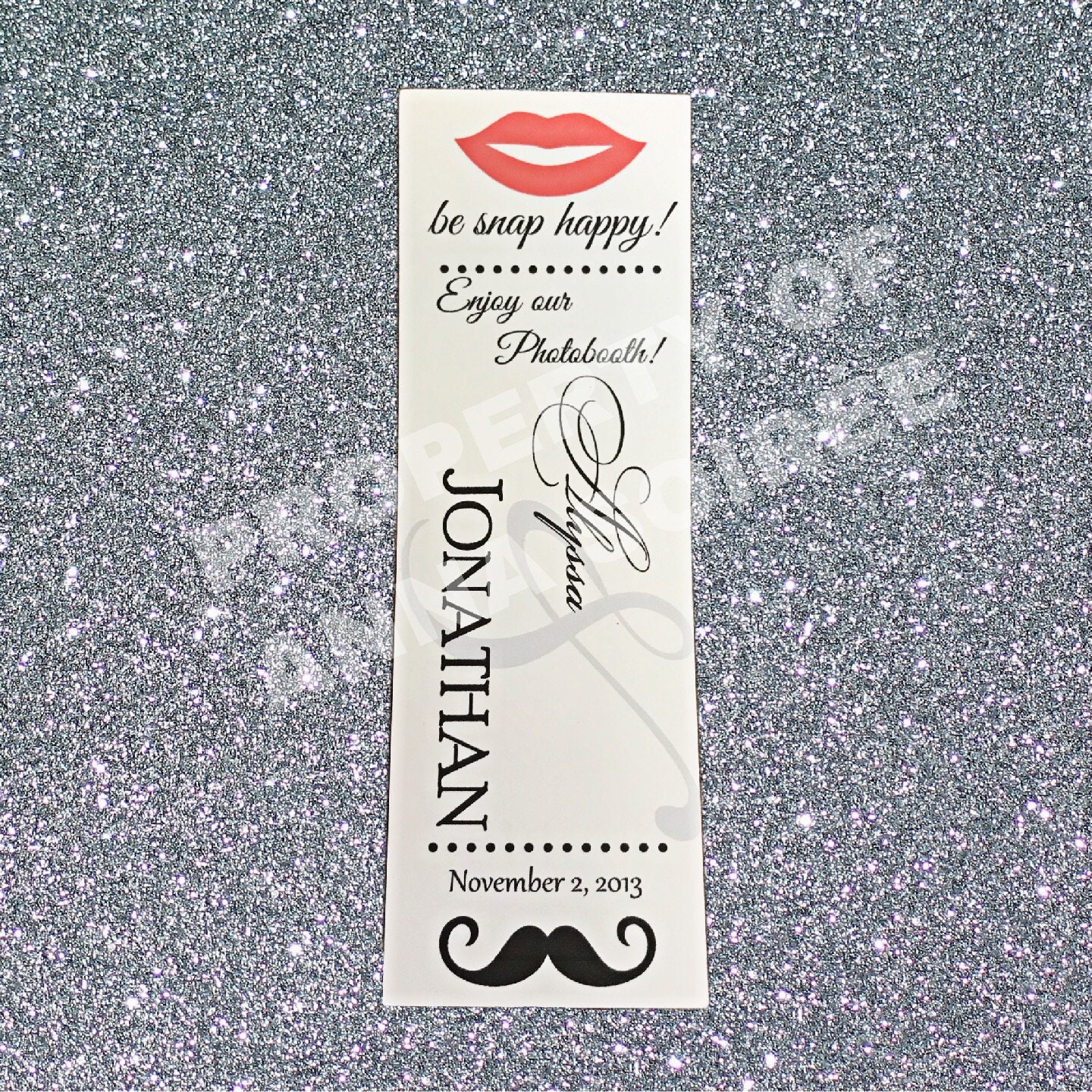 PHOTOBOOTH FRAME INSERT - Wedding Photo Booth Frame Insert - Customized ...