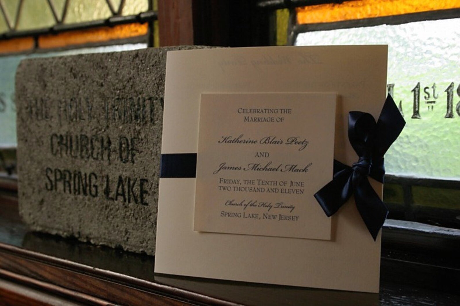 Elegant Square Wedding Programs With Ribbon - Etsy