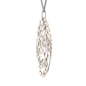 Sterling Silver Art Nouveau Gargoyle Filigree Pendant - Gothic Design ...