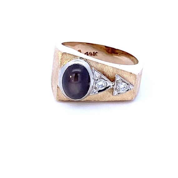 Linde Star Sapphire Wedding Ring