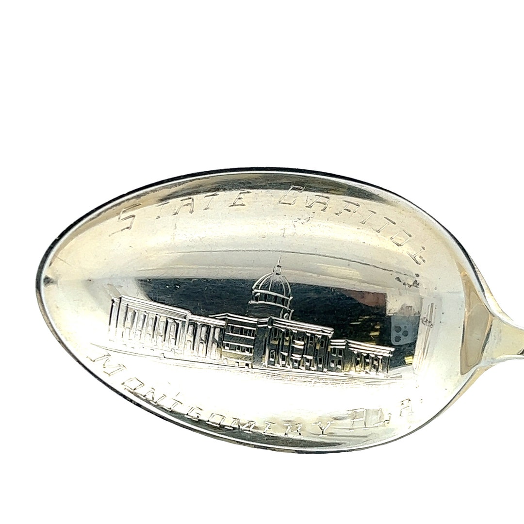Vintage Sterling Silver Montgomery Alabama Souvenir Spoon by Manchester ...