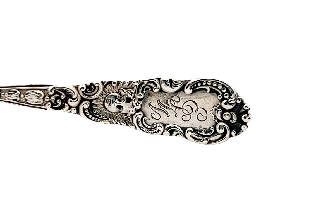 Antique Sterling Silver Demitasse Spoon - ESW Monogram - Cupid Pattern ...