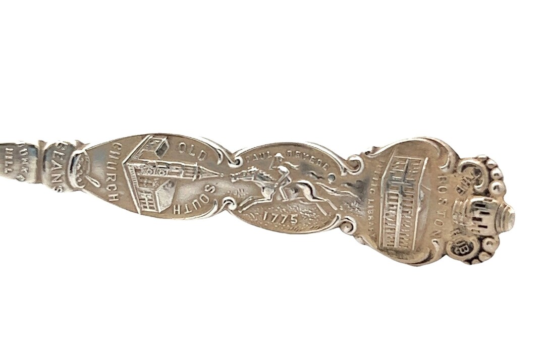 Vintage Sterling Silver Boston, Massachusetts Souvenir Spoon - Iconic ...