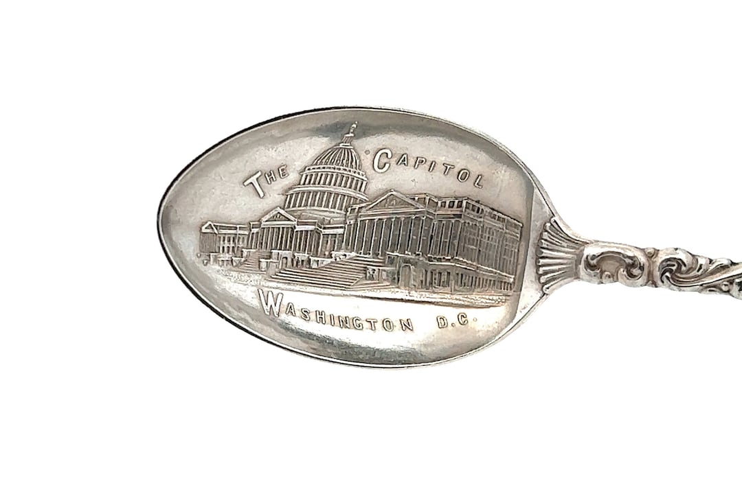 The Capitol Washington, DC Sterling Silver Souvenir Spoon - Alvin ...