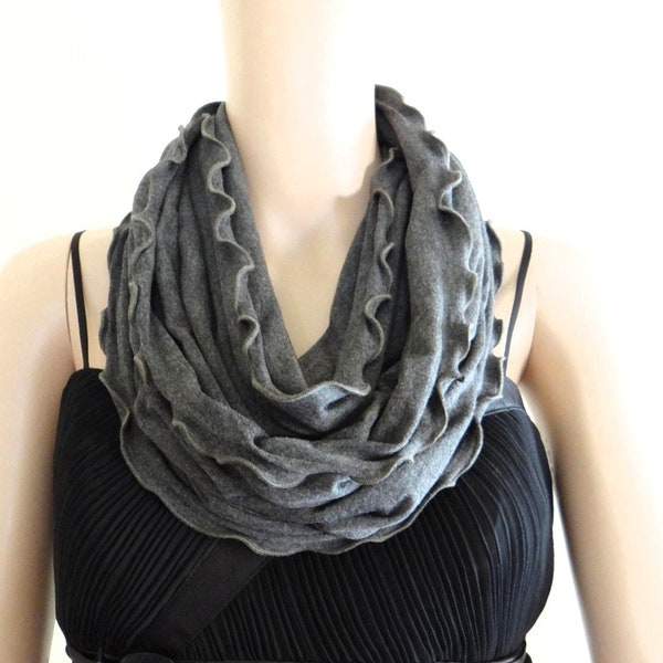 Crochet Ruffle Scarf - Etsy