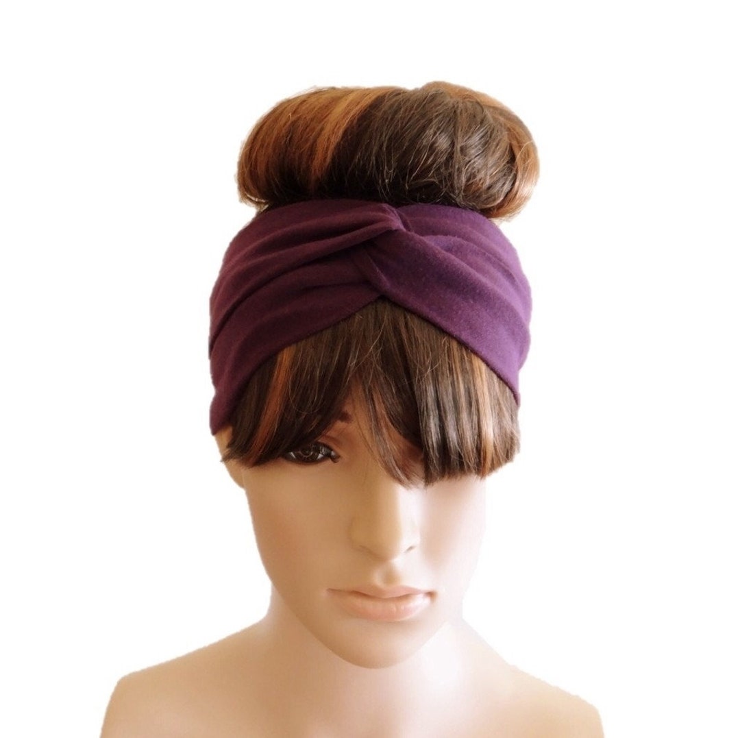 Purple Headband.purple Head Wrap - Etsy