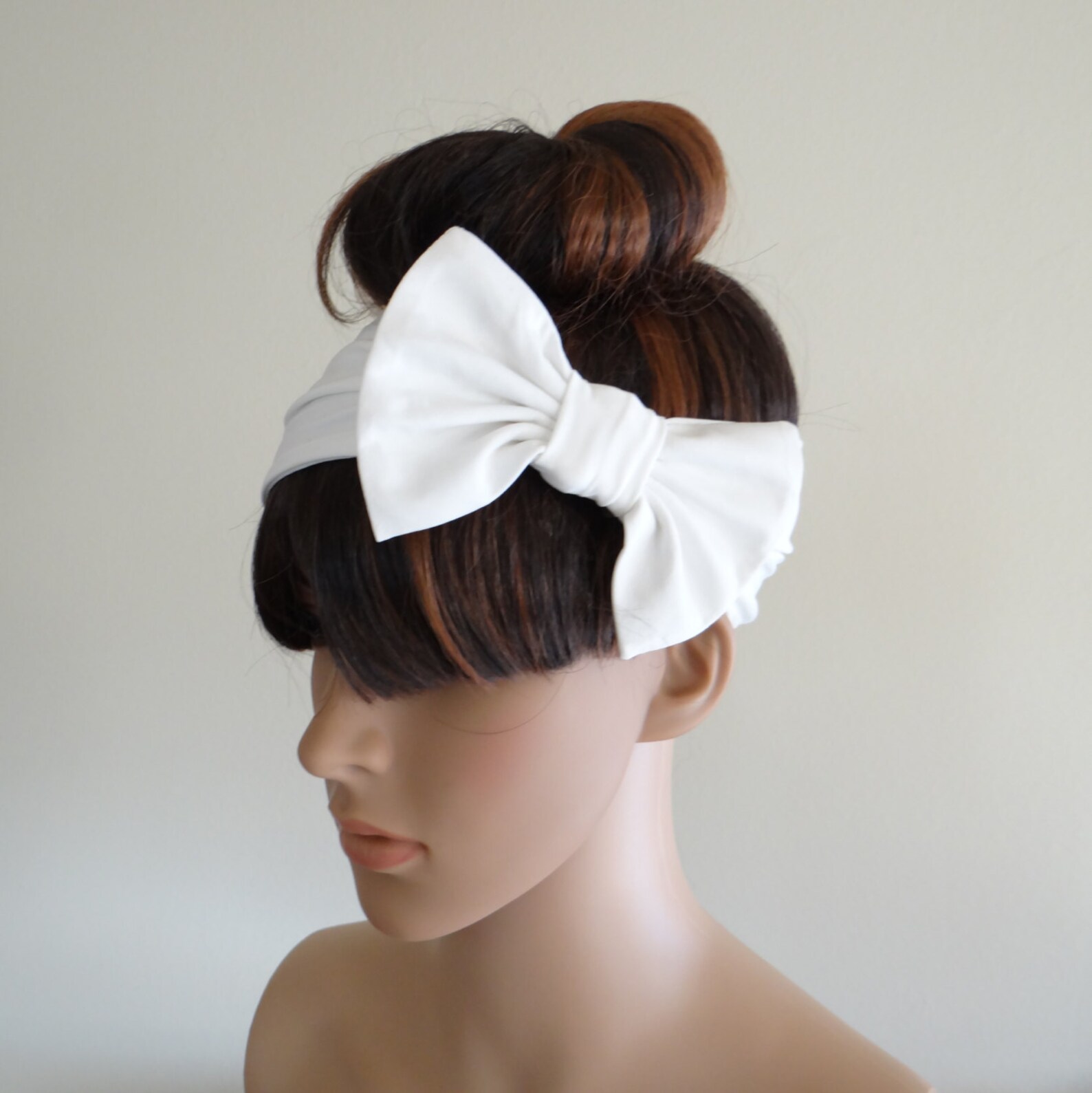 White Head Wrap.white Headband - Etsy