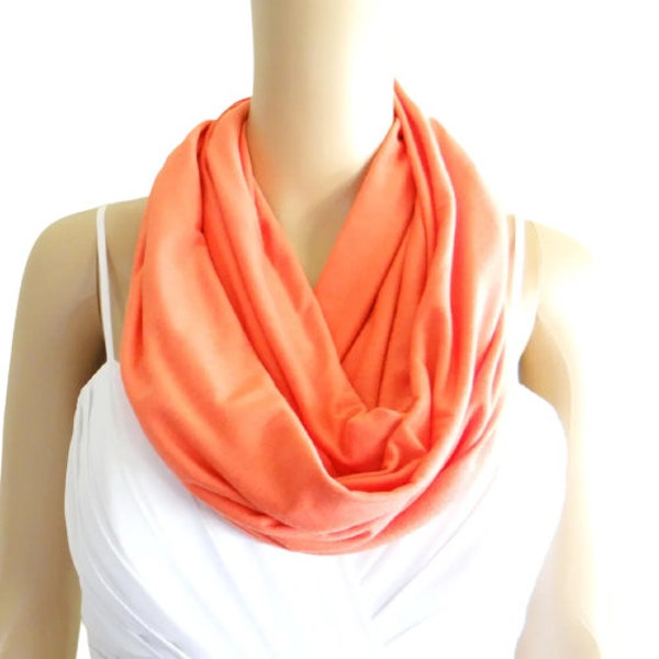 Coral Infinity Scarf - Etsy