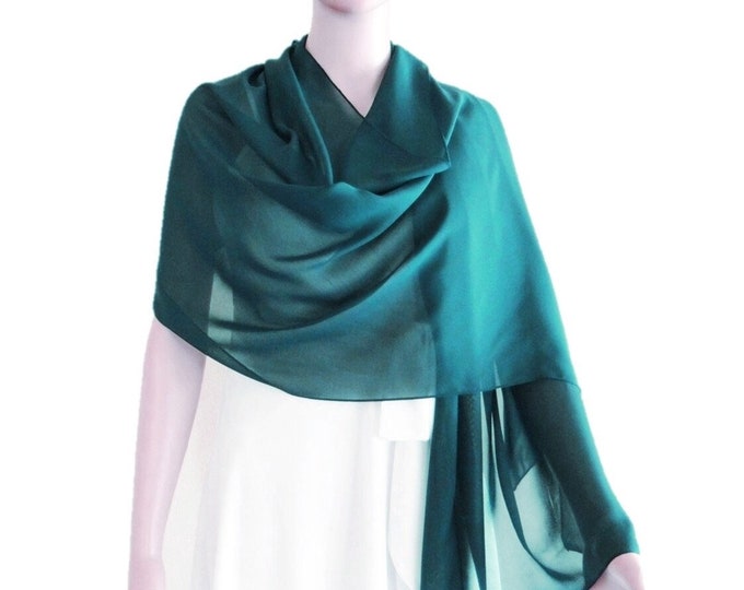 Dark Teal Pashmina Shawl Teal Wedding Pashmina Scarf Teal Head Wrap ...