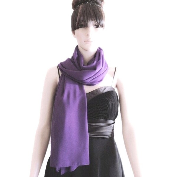 Royal Purple Scarf - Etsy