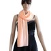 Peach Long Scarf. Peach Wrap Scarf. Long Chiffon Scarf. Peach - Etsy