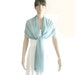 Baby Blue Long Scarf. Baby Blue Wrap Scarf. Chiffon Scarf. Soft Shawl ...
