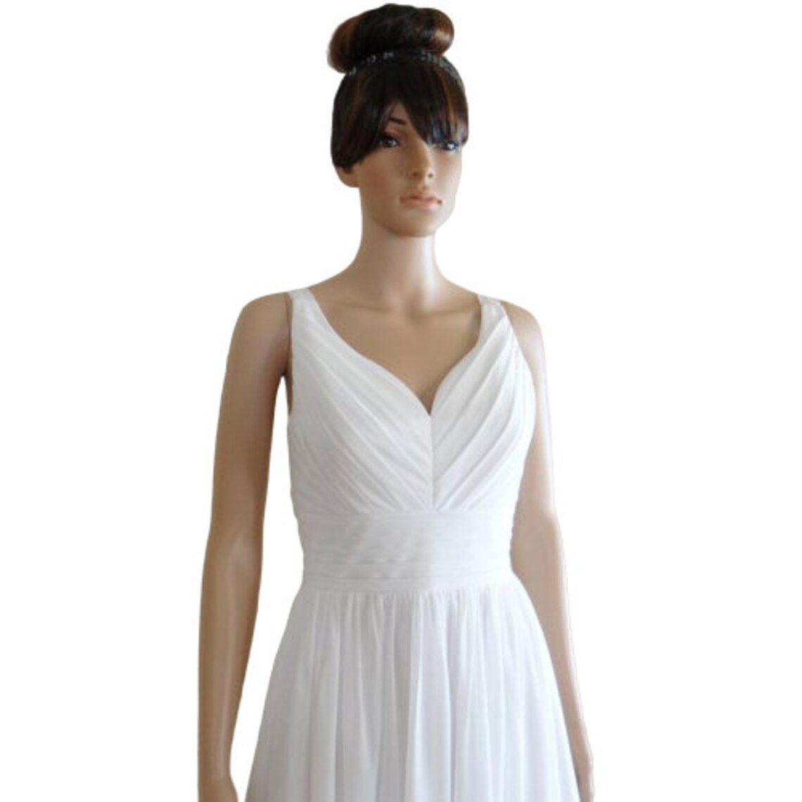 Elegant White Prom Dress.wedding Dress.bridesmaid Dress.party - Etsy