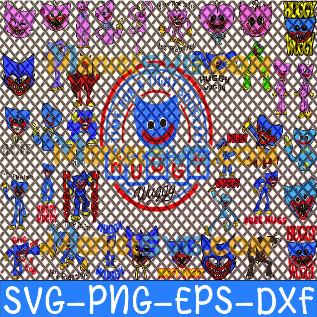 Bundle 37 Files Huggy Wuggy Kissy Missy Poppy Playtime Fnf - Etsy