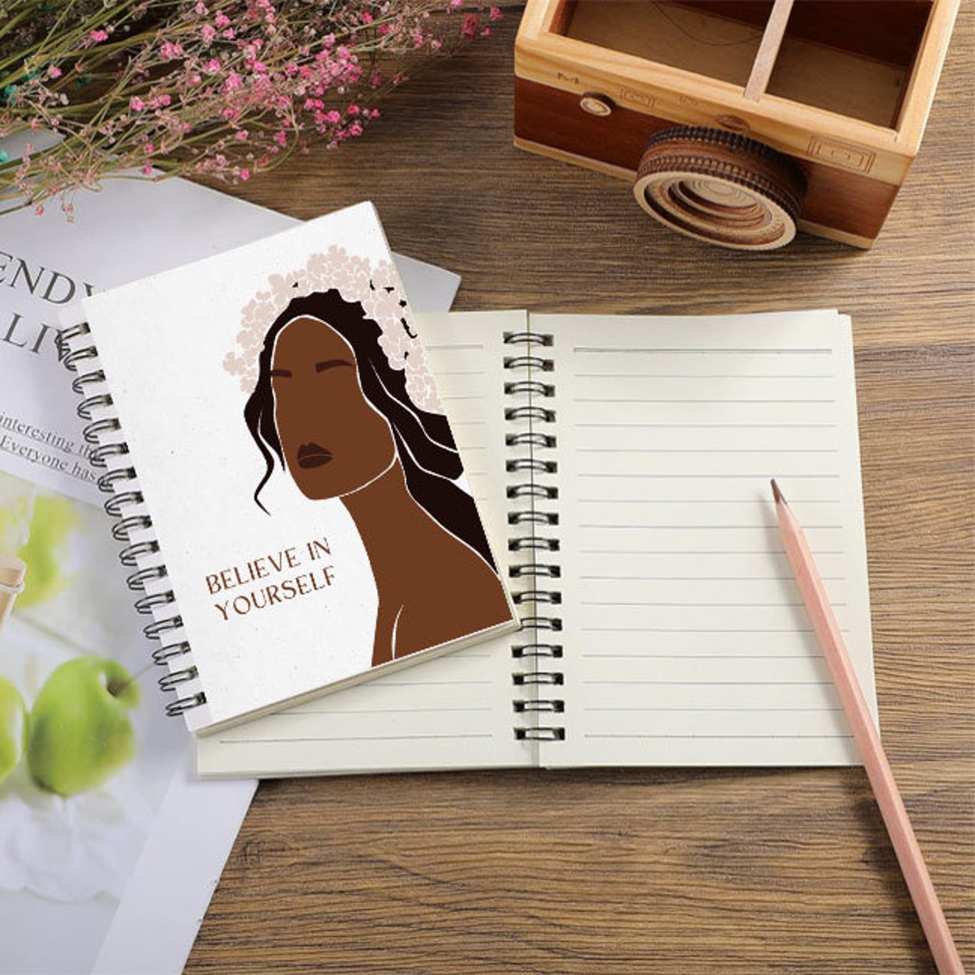Black Women Notebook, Manifest Journal, Black Girl Gifts, Self Care ...